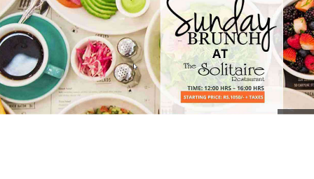 Sunday Brunch- Solitaire Restaurant in Mumbai