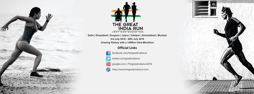5K marathon in Delhi organised by mobiefit and The Great India Run