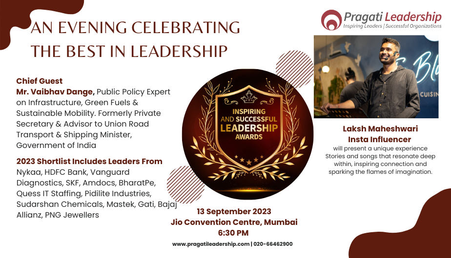 Book Inspiring And Successful Leadership Awards 2023 tickets, Mumbai | Explara.com