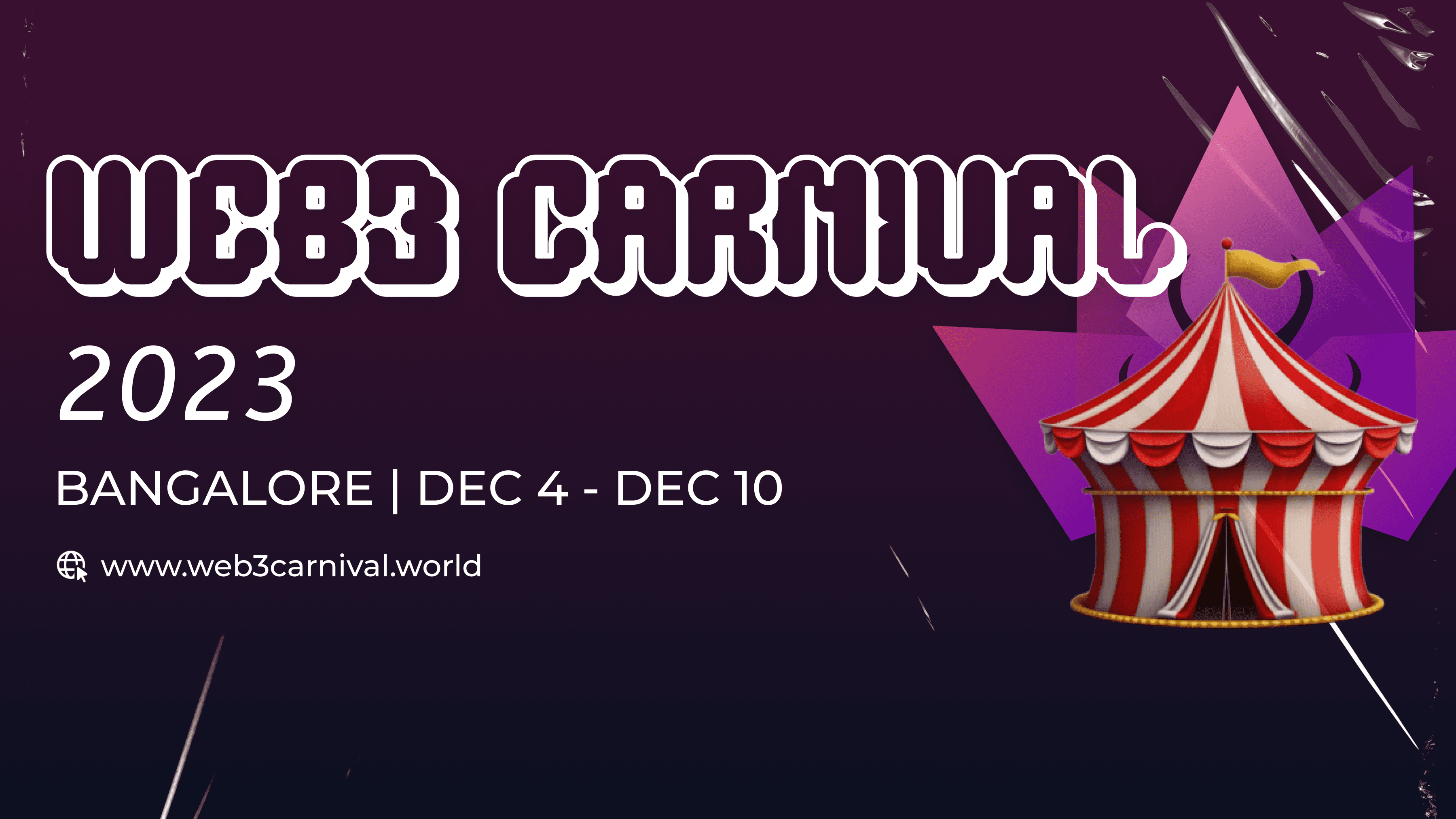 Book web3 Carnival tickets, Bangalore | Explara.com